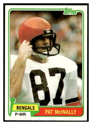 1981 Topps #383 Pat McInally Cincinnati Bengals Excellent | eBay