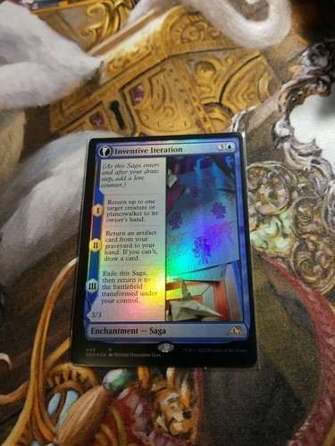 Inventive Iteration Extended Art Foil MTG Kamigawa: Neon Dynasty -Pack ...