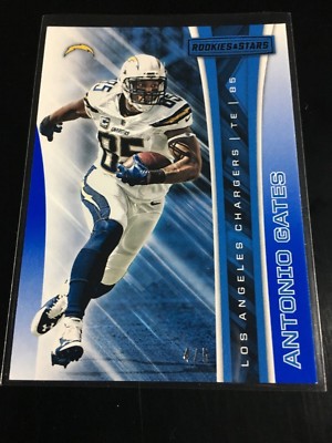 2017 Rookies & Stars ANTONIO GATES Black & Blue /5 | eBay