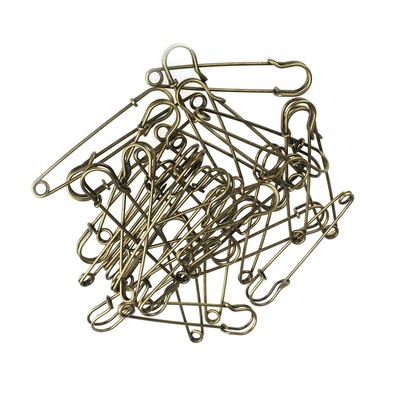 30Pcs Large Safety Pins Heavy Duty Blanket Pins Bulk Steel Spring Lock ...