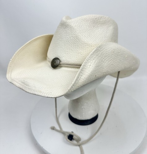 The Scala Collection Straw Cowboy Southern Straw Hat Ladies Size L/XL ...