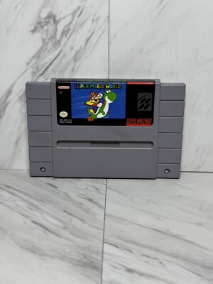 Super Mario World (Nintendo SNES, 1992) Authentic 3296580830602| eBay