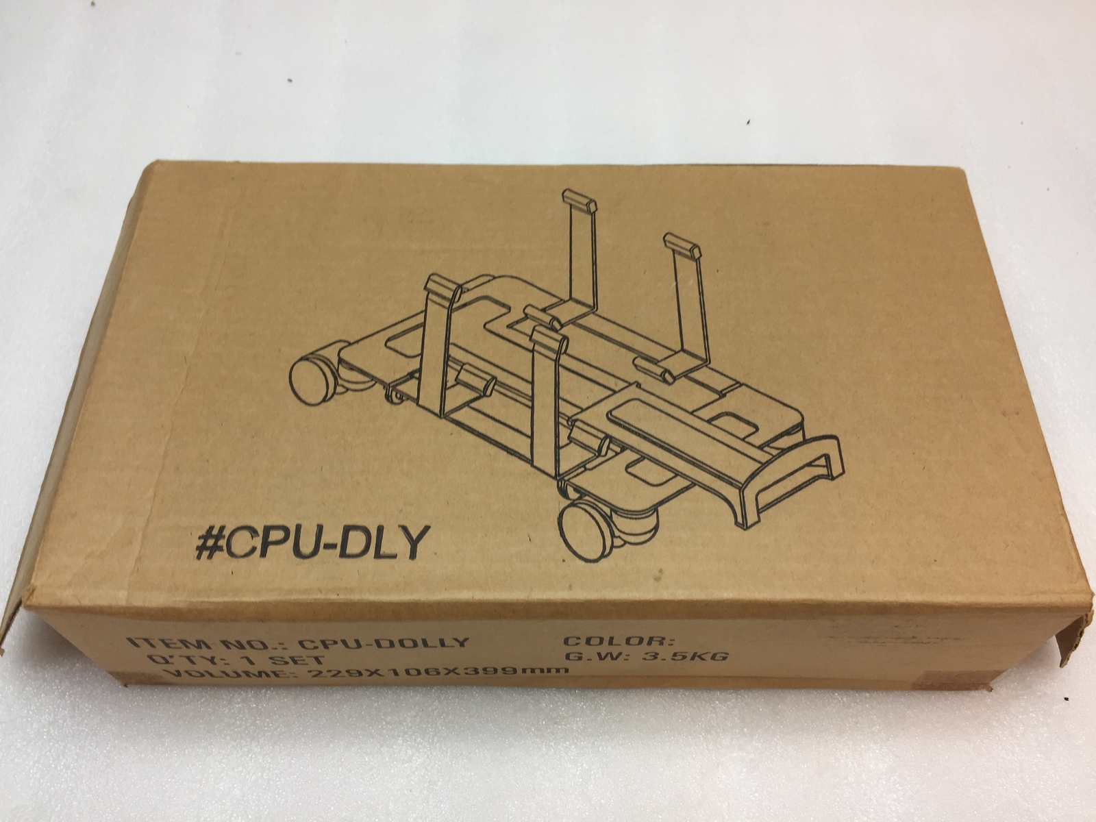 Humanscale Mobile CPU Dolly CPU-DLY New Supports CPUs Up To 9" Wide and ...
