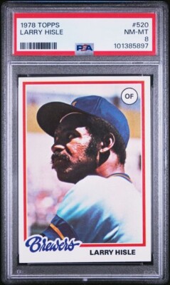 LARRY HISLE 1978 TOPPS BASEBALL CARD #520 PSA 8 NM-MT GRADED | eBay