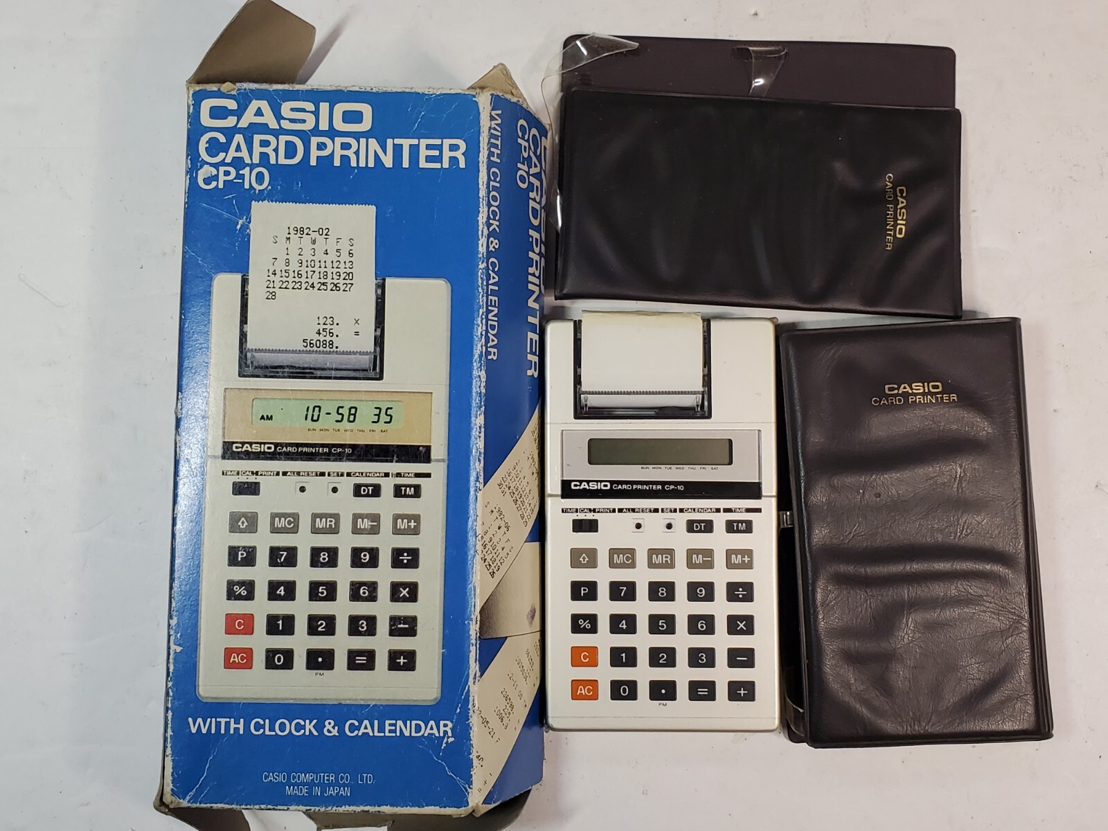 CASIO CARD PRINTER CP-10 Vintage Printing Calculator - Parts or Repair ...