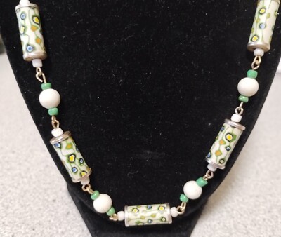 Truly Vintage 60's/70's Tubular Beads with Accents Barrel Clasp. #196 ...