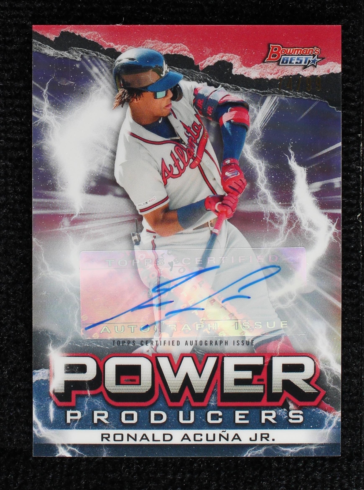 2020 Bowman's Best - Power Producers Autographs #PP-RA Atlanta Braves ...