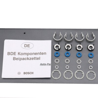 4X Set Fuel Injectors Seals Repair Kit Bosch For VW GLI GTI Tiguan AUDI ...