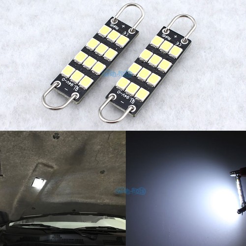 2X 6000K White Under Hood LED Engine Compartment Light Replacement Bulb ...