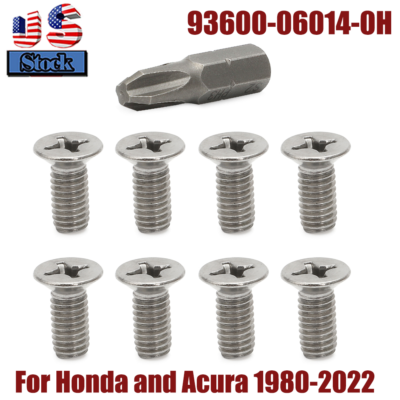 For Honda Acura Brake Rotor Disk JIS Screws Bolts with FREE Vessel JIS ...