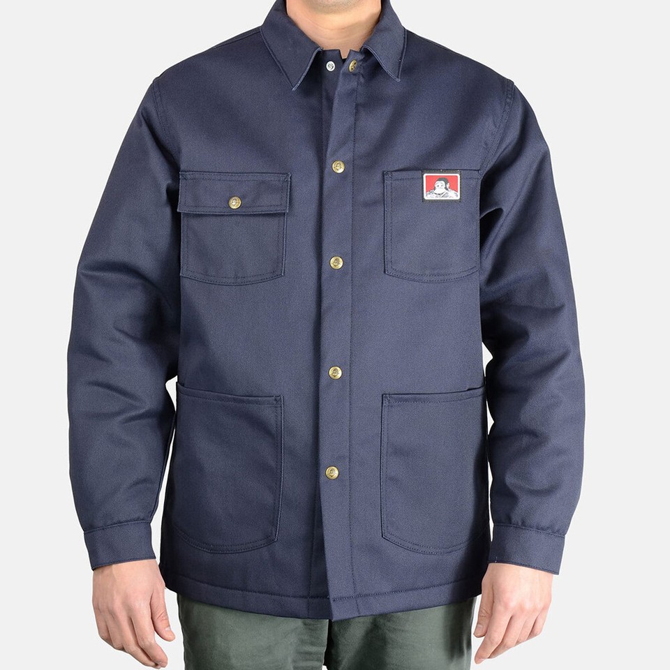Ben Davis Mens Heavyweight Original Snap Button Front Jacket 398 | eBay