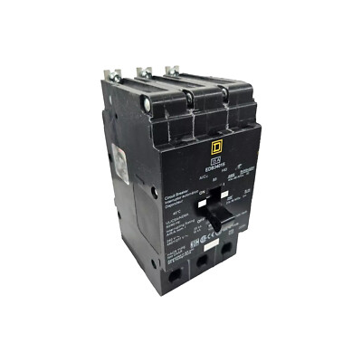 NIB - Square D - EDB34015 - Miniature Circuit Breaker, 15A, 3 Poles ...