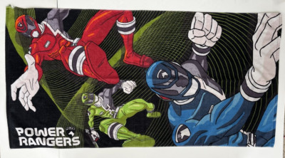 Vintage Power Rangers Space Police Towel Beach Bath Disney Store | eBay