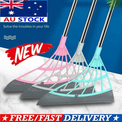2-In-1 Adjustable Sweeper Multifunction Magic Mop & Broom Floor Clean ...