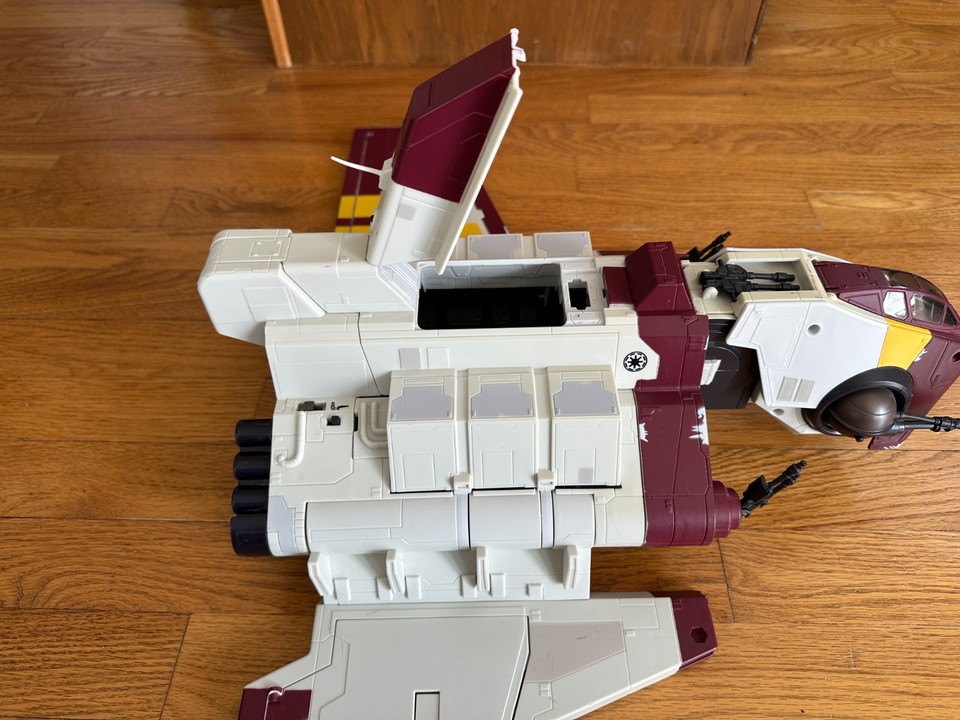 Star Wars The Clone Wars Republic Shuttle (Complete) w/ Clone Figure ...