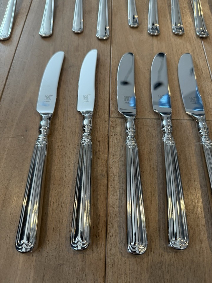 ZWILLING J.A HENCKELS VINTAGE 1876 STAINLESS FLATWARE 21 PIECES | eBay