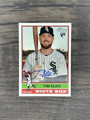 2025 Topps Heritage High Number Tim Elko RC Real One Auto #ROA-ELK ...