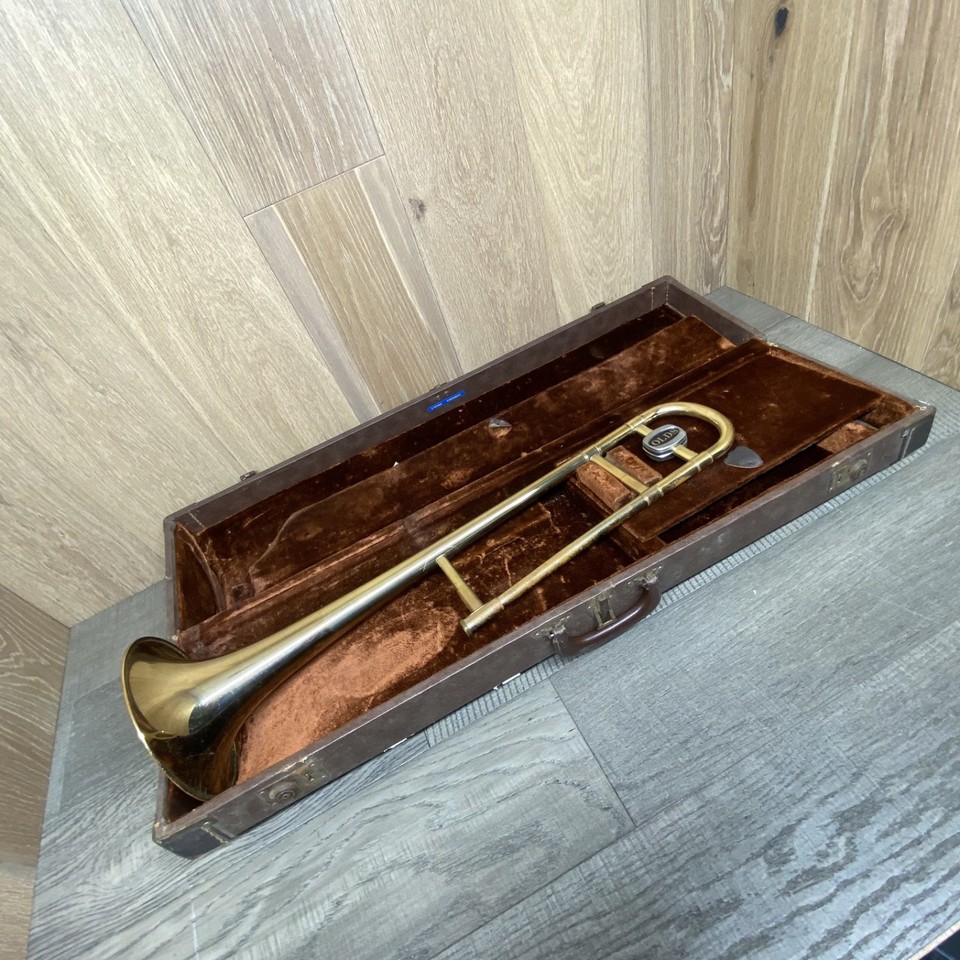 Olds Ambassador Trombone Playable Case & Stickers Vintage 70s ...