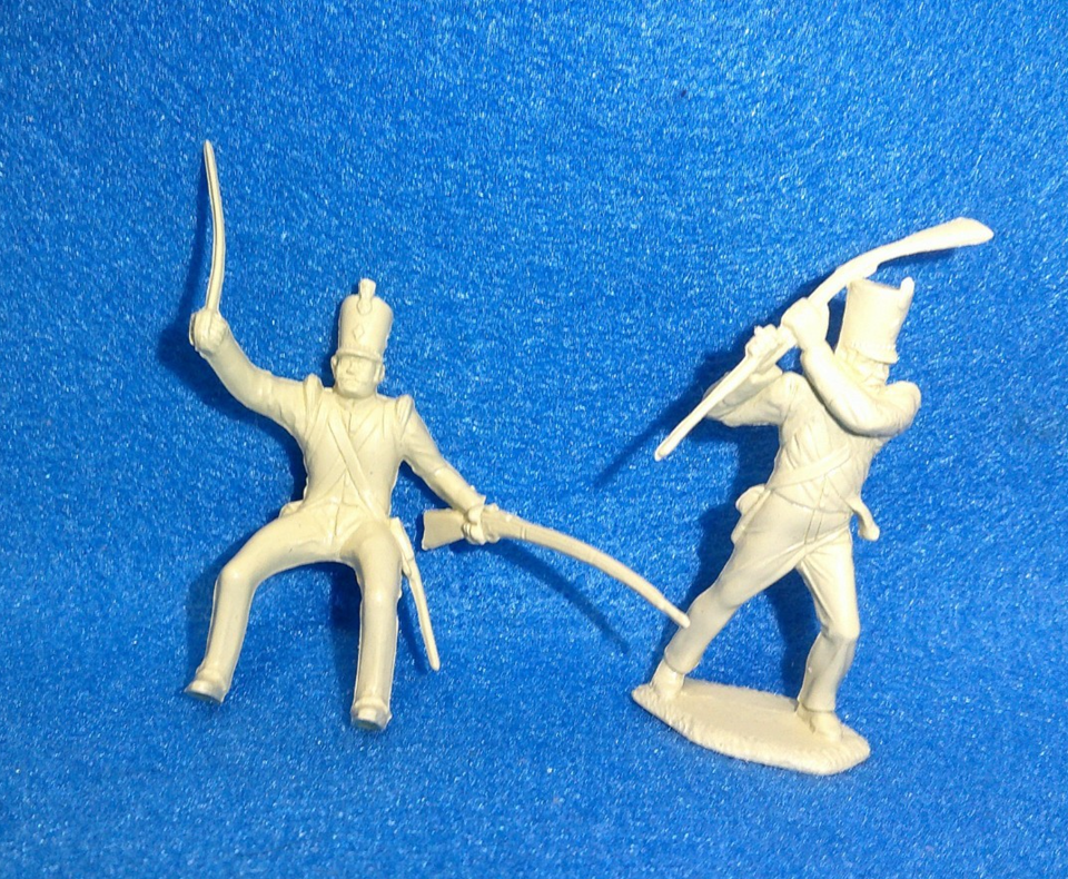 Marx vintage 1955 Walt Disney Alamo cream colored Mexican soldiers 6 in ...