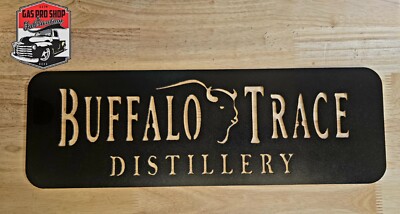 Buffalo Trace Bourbon Metal Wall Art Plasma Cut Home Decor Gift Idea | eBay