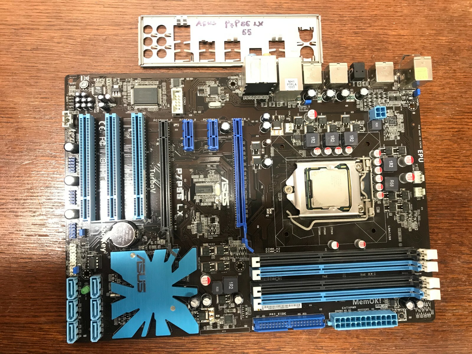 ASUS P7P55 LX. Socket LGA1156 Motherboard with Core i3-540 3.06GHz CPU ...