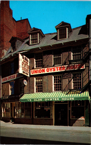 Postcard Boston Massachusetts - Union Oyster House 41 Union Street | eBay
