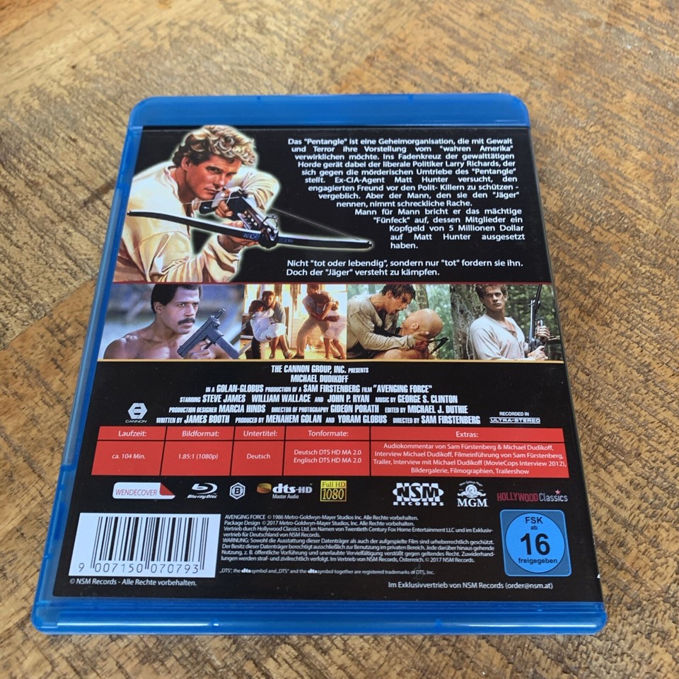 NIGHT HUNTER - AVENGING FORCE Canon Film Michael Dudikoff NSM 1986 UNCUT Blu Ray | eBay