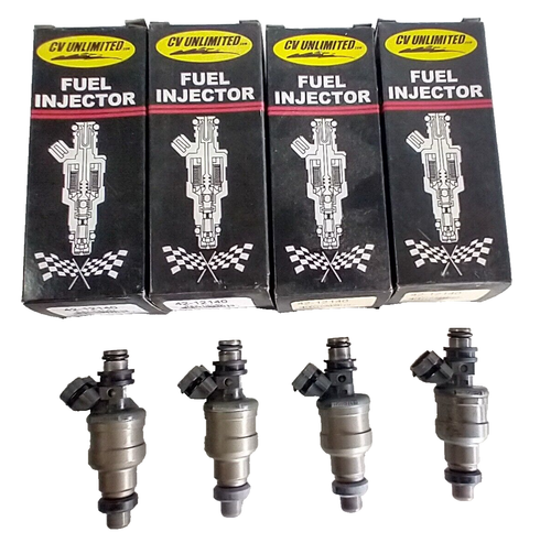 (Lot of 4) Reman Fuel Injector-Multi-port Vintage CV UNLIMITED 42-12140 ...