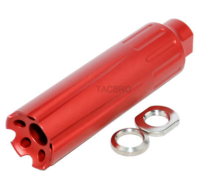 9MM Linear Compensator 1/2x28 Thread Pitch - Red Aluminum(7075-T6) | eBay