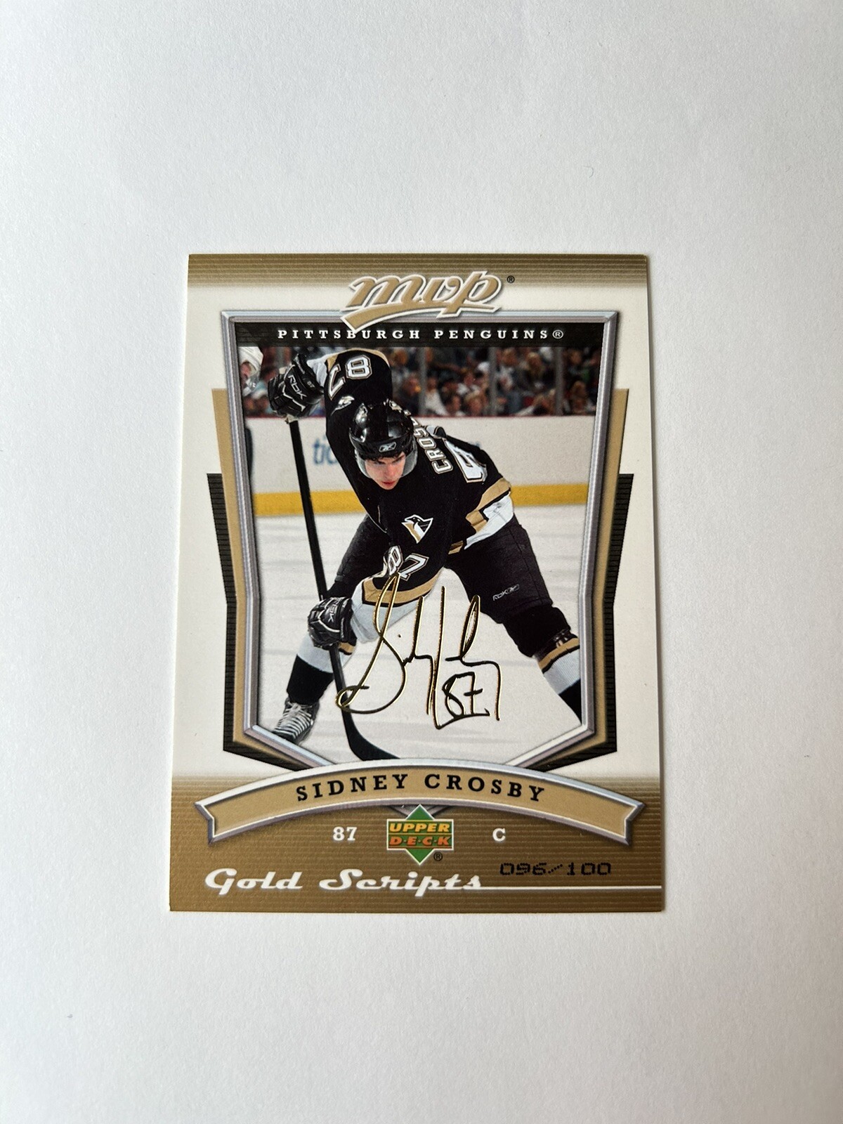 2007-08 MVP Sidney Crosby Gold Script(#96/100) #200 | eBay