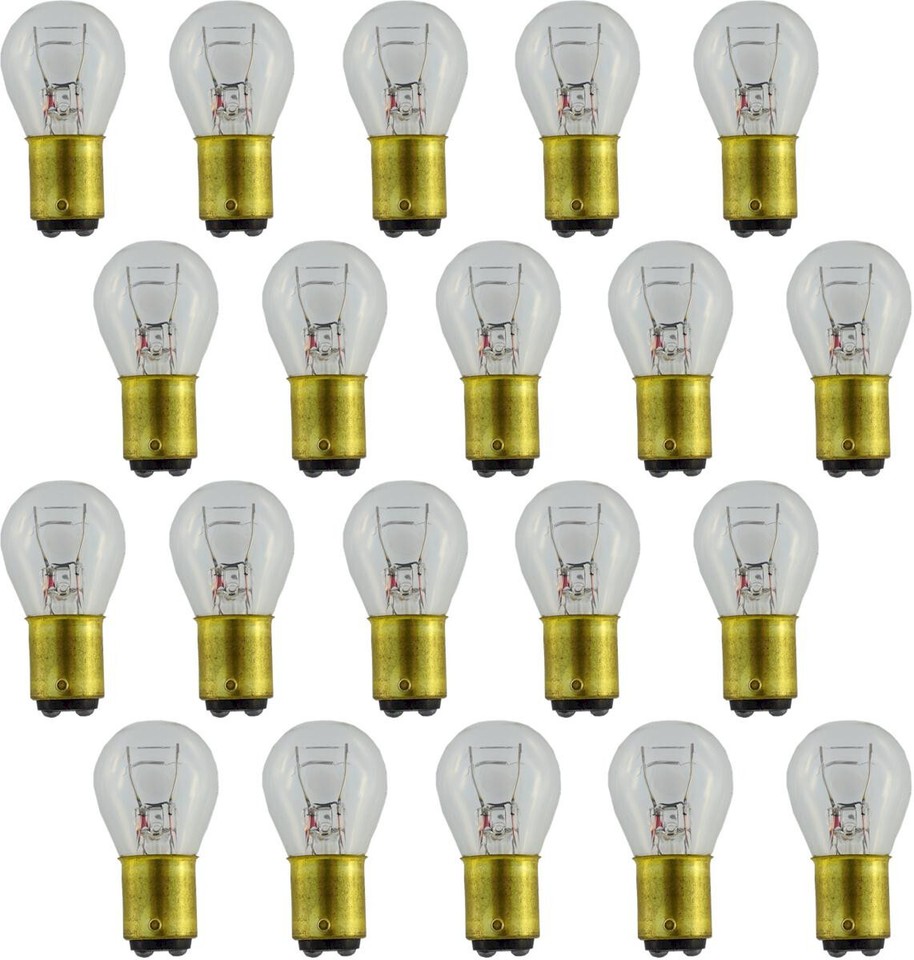 1157 12V Clear DUAL ELEMENT Light Bulbs - Tail/Signal/Brake *10 or 20 ...