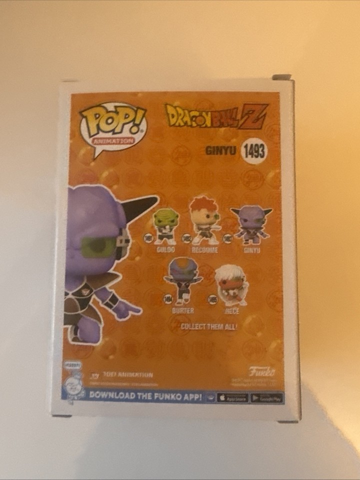 Funko Pop! Dragon Ball Z #1493 Ginyu Vinyl Figure Animation #BREAKING # ...