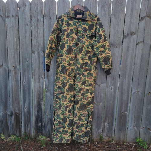 Vtg Chiller Killer SafTbak Hunting Fishing Coverall Mens Insulated ...