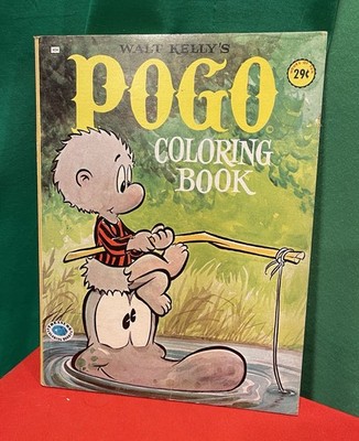 WALT KELLY POGO 1964 Coloring Book cartoon comic strip Albert Alligator ...