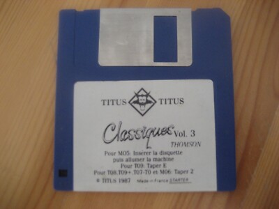 jeux thomson to8 to9 mo5 classiques vol 3 | eBay