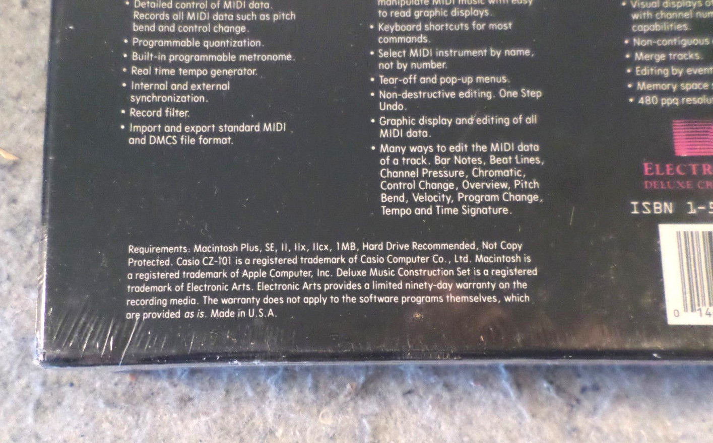 Electronic Arts Deluxe Recorder The Home Midi Recording Studio SUPER ...