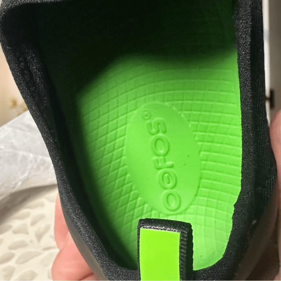 OOFOS OOMG Sport Low Slip-on Shoe Sneakers Black Size 8.5 EU 39.5 | eBay