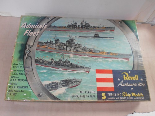 Revell Admirals Fleet Gift Set From 1954 w/Paints Glue and Cement | eBay