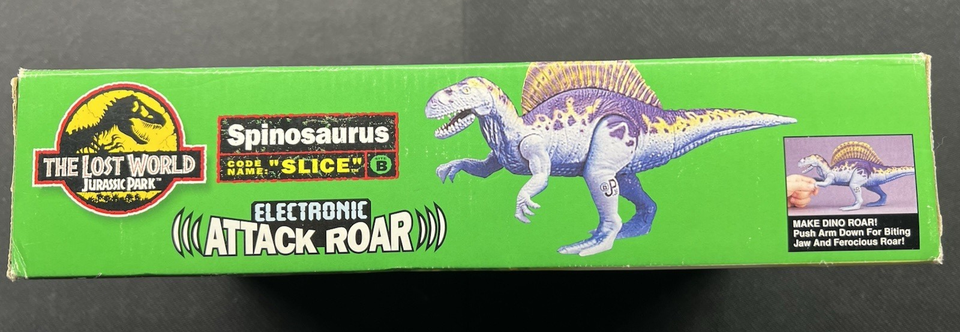 Jurassic Park The Lost World Spinosaurus 1997 Kenner Slice With Box | eBay