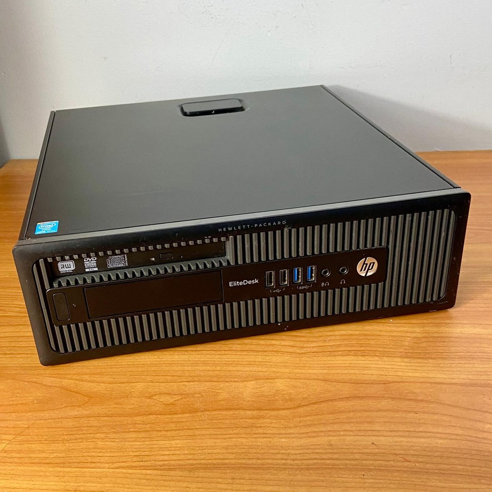 HP EliteDesk 800 G1 SFF Desktop PC i7-4770 16GB RAM HD8490 1Gb video ...