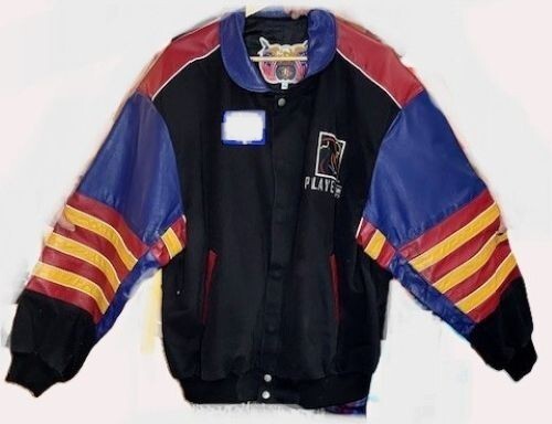 NFL Players Inc, Jeff Hamilton design, Leather Cotton Jacket | eBay