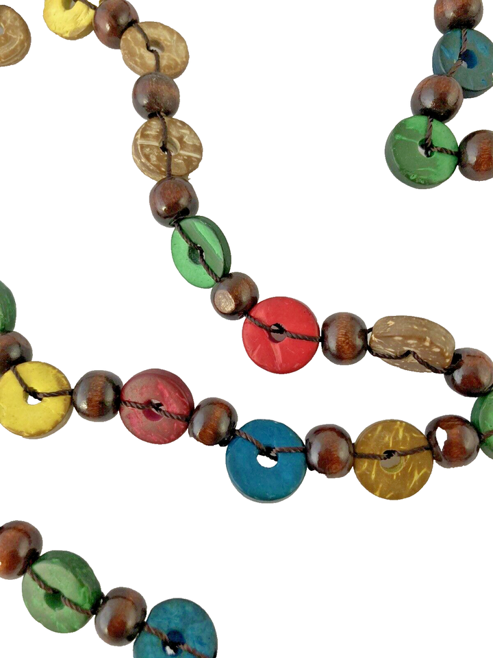 60's Groovy Vintage Love Beads Necklace RETRO Psychedelic HIPPIE Love ...
