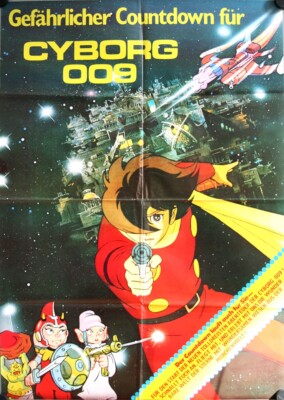 Cyborg 009 Saibôgu 009 Astroboy German video movie poster A1 Yûgo ...