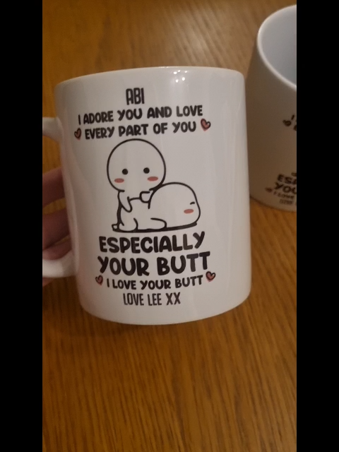 Personalised I Adore your Butt Mug | I Love your Butt Mug Lucky Husband Wife | eBay
