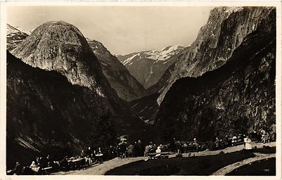 CPA AK NORWAY Utsigt fra Stalheim Hotel, Maerodal (256645) | eBay