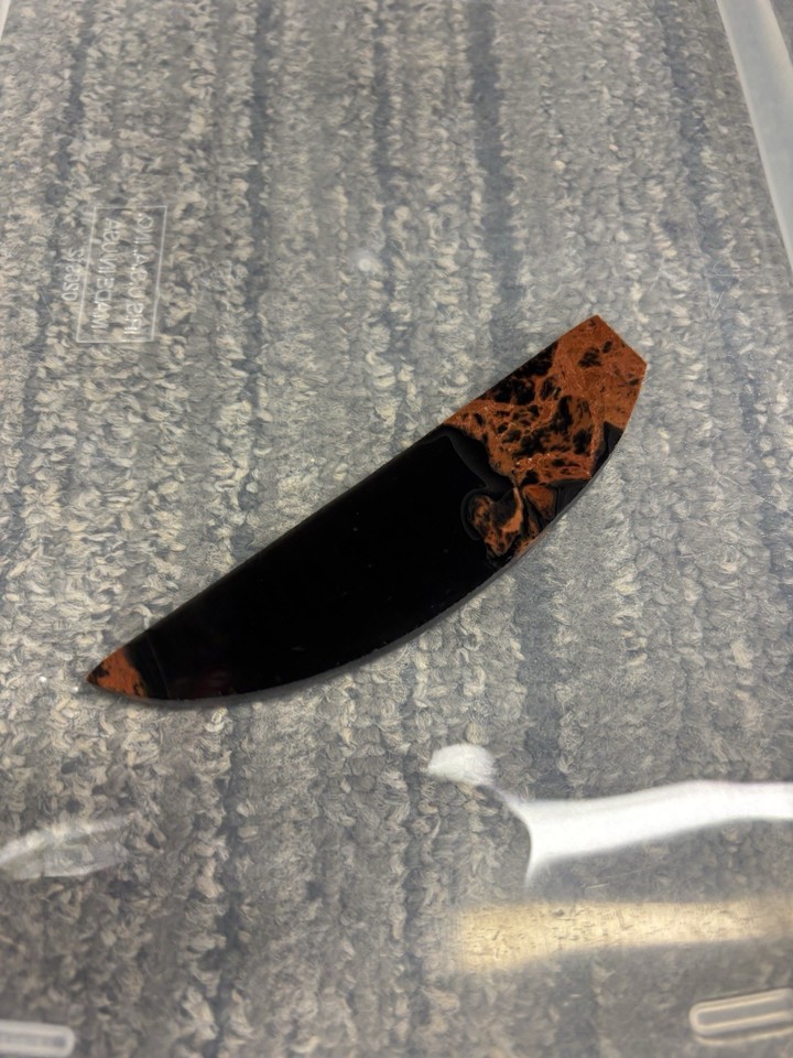 Obsidian Flint Knapping Preform Blank With Beautiful Triple Flow ...