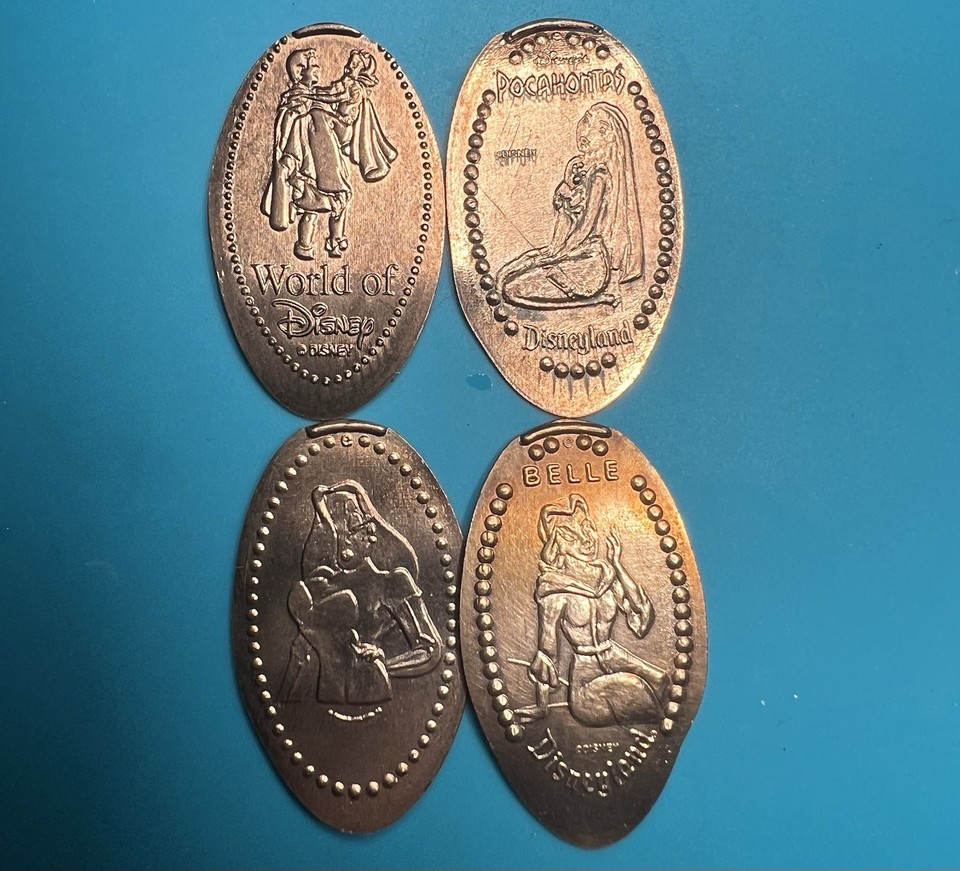 Smashed Pennies (Lot Of 4 Disney Princess) | eBay