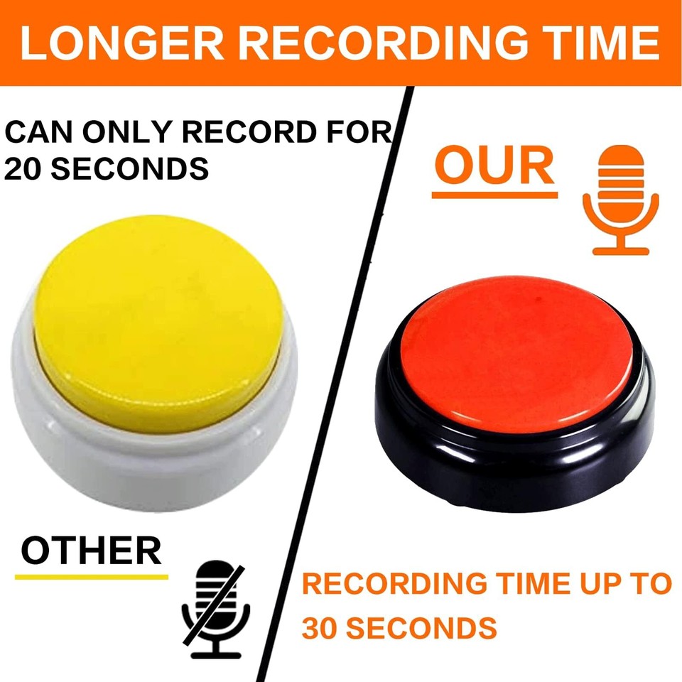 Record Talking Button Easy Button Recording Voice Button Funny ...