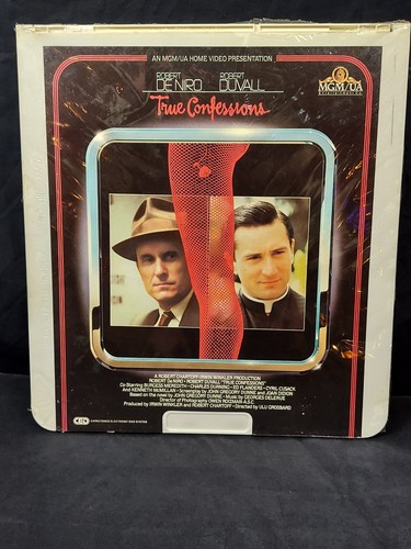True Confessions (1982) CED Movie MGM Films New Sealed Robert De Niro ...