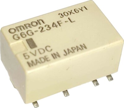Omron SMD Relay 5V 1A DPDT SMT G6G-234F-L-5VDC | eBay